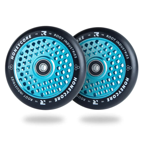 ROOT INDUSTRIES HONEY CORE WHEELS BLACK /SKY BLUE 110mm