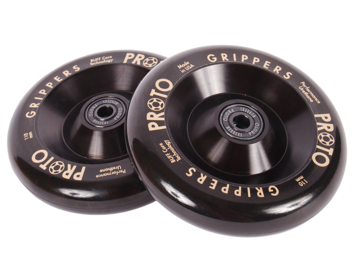 PROTO CLASSIC FULL CORE GRIPPERS 110MM - BLACK ON BLACK